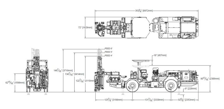 Foreuse de production avec transporteur diesel – CMAC-Thyssen